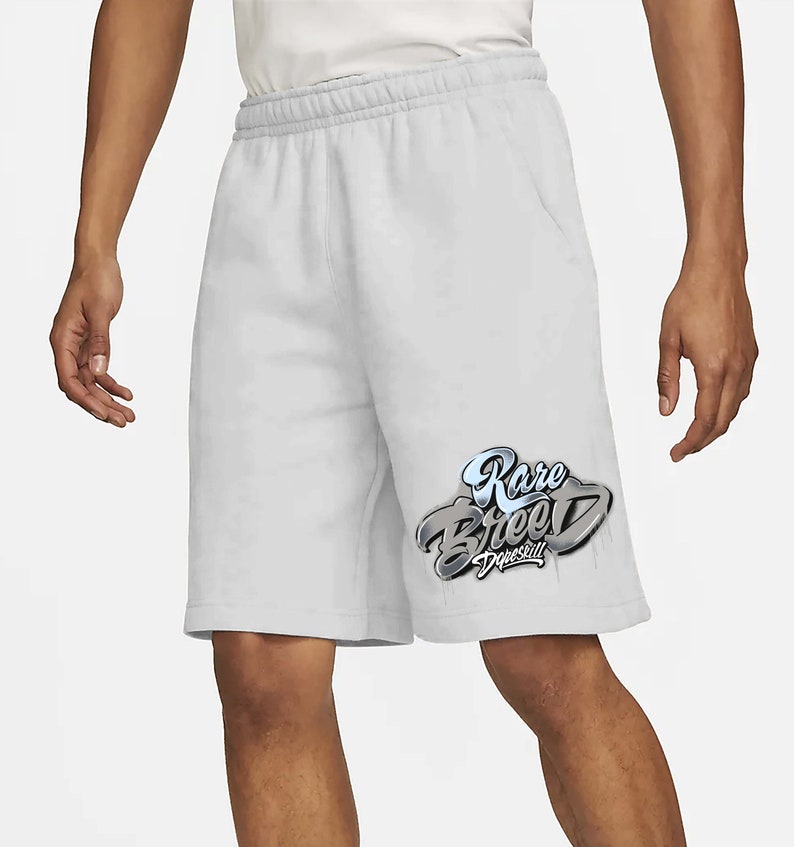 Cool Grey 6s Dopeskill Men's Fleece Shorts Rare Breed Type - Etsy