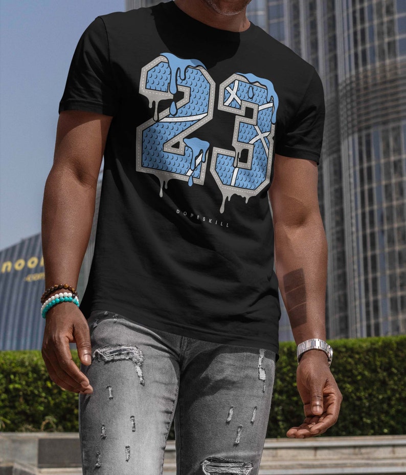 University Blue 5s Dopeskill Unisex Shirt No.23 Graphic - Etsy