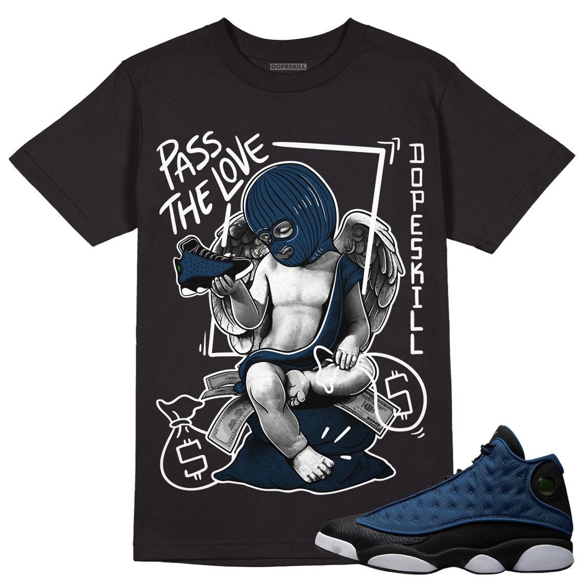 Retro 13 Squadron Blue Shirts