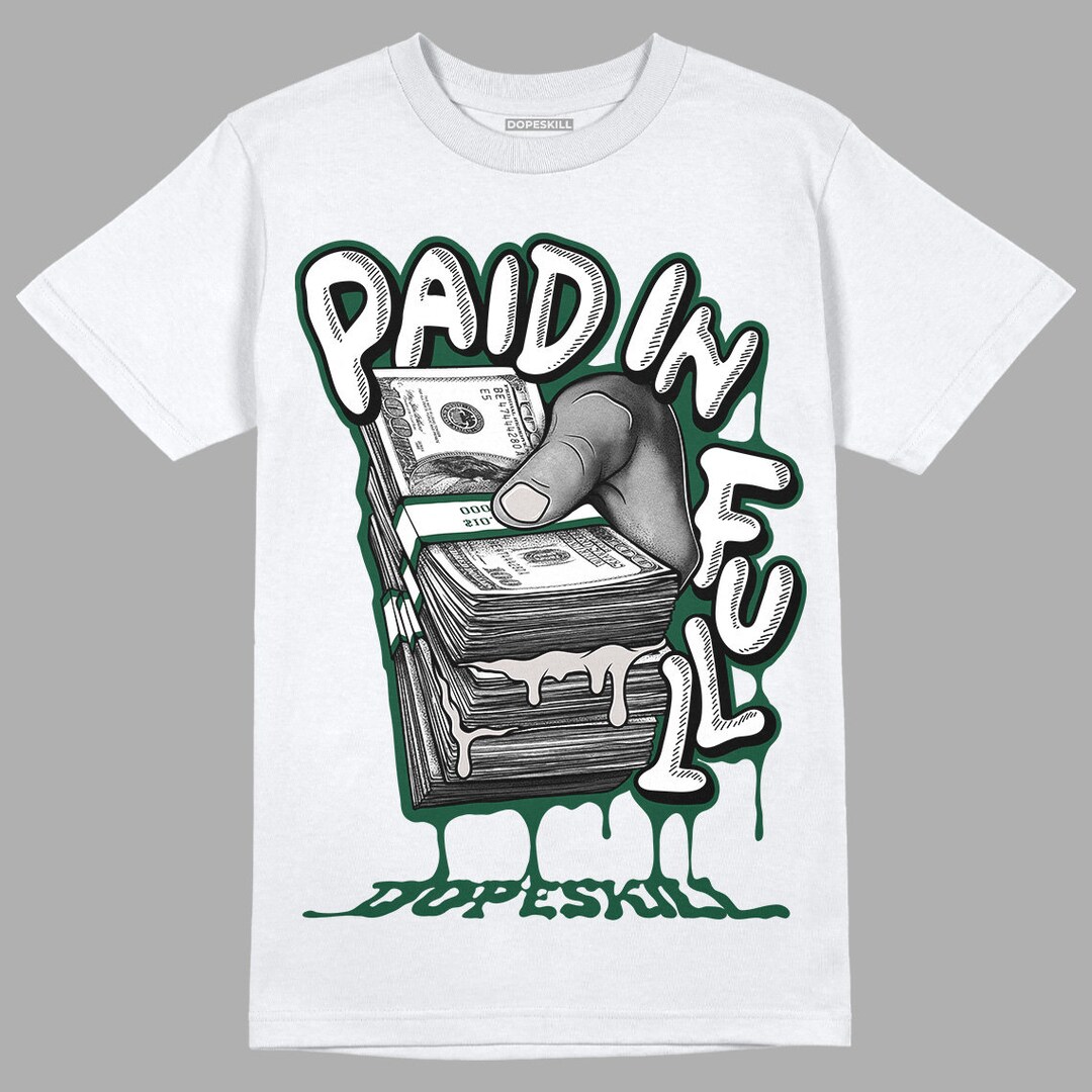 Paid in Full Unisex Shirt Match New Balance 550 White Green - Etsy