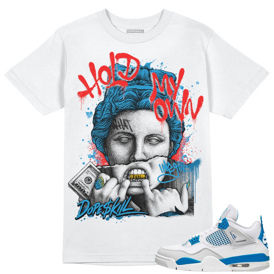 Military Blue 4s Dopeskill Unisex Shirt H.M.O Graphic - Etsy