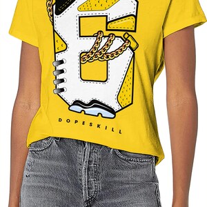Yellow Ochre 6s Dopeskill Unisex Shirt No.6 Graphic - Yellow Tshirt - Etsy