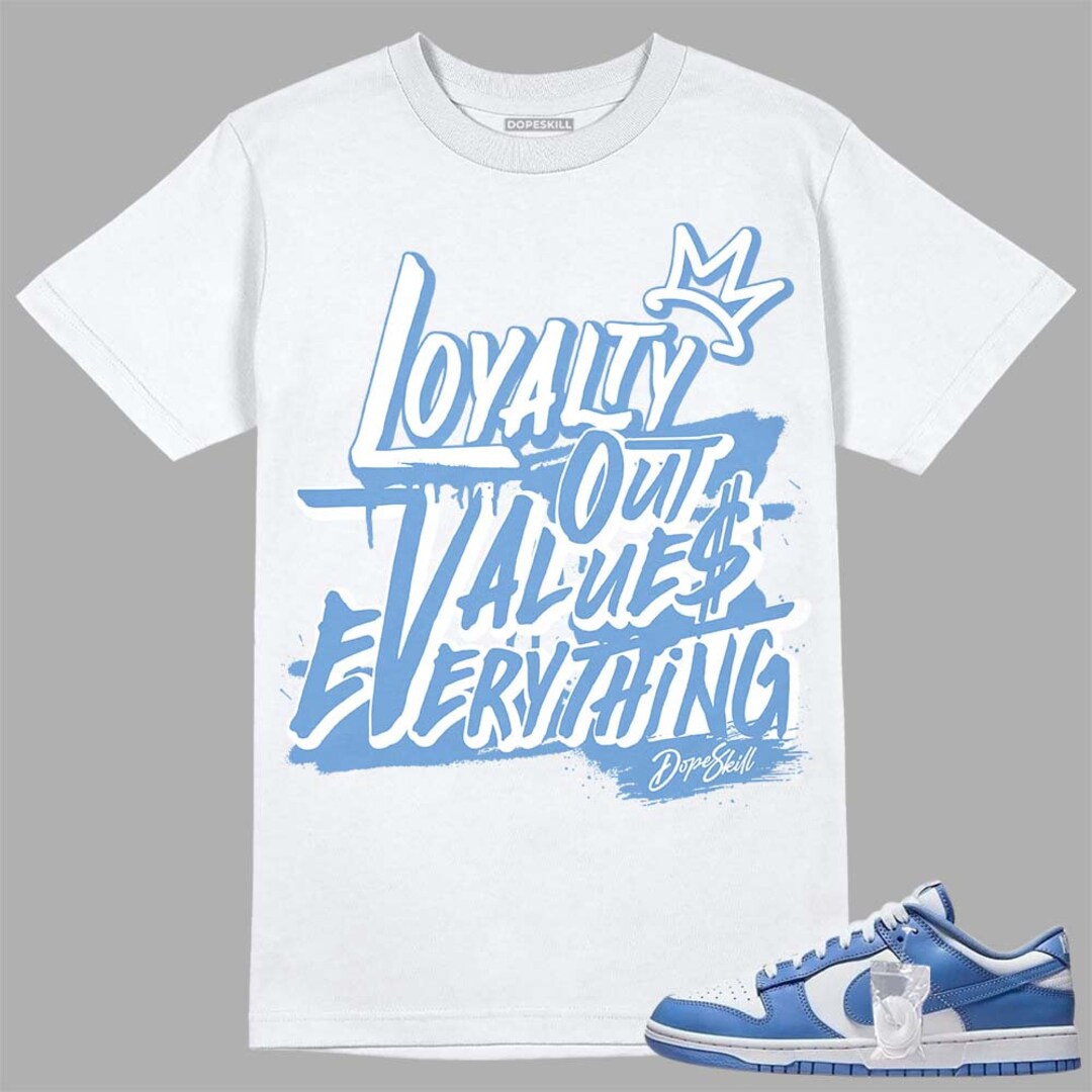 Dunk White Polar Blue Dopeskill Unisex Shirt NEW L Graphic - Etsy