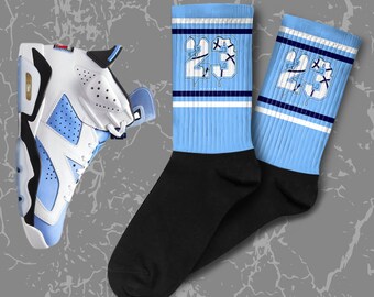 Jordan Unc Socks - Etsy