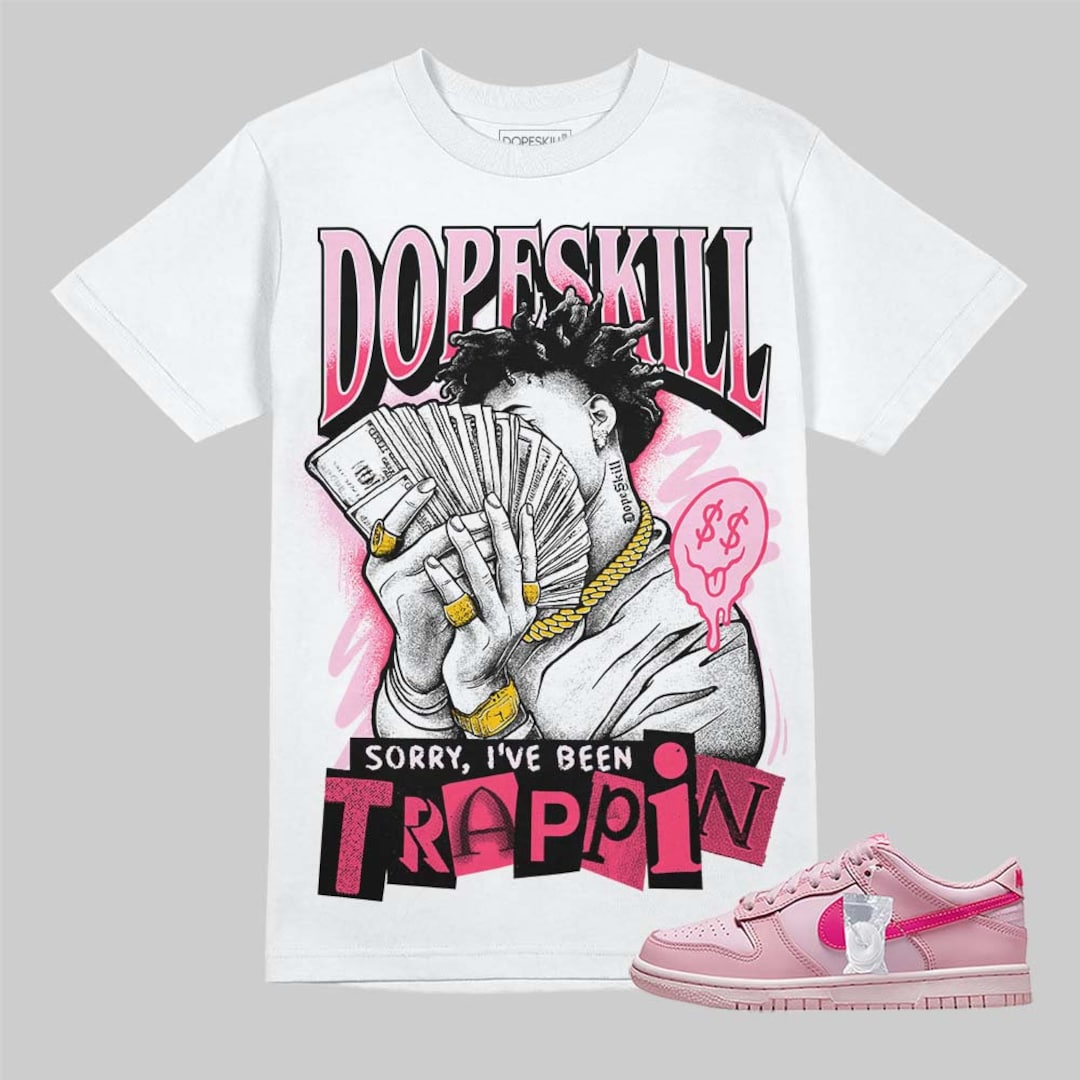 Streetwear Graphic Tee, Triple Pink Dunks Unisex Graphic Tshirt ...