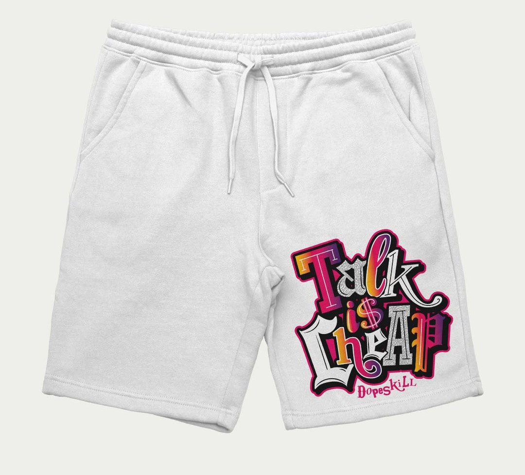 Medellín Sunset 3s Dopeskill Men's Fleece Shorts Talk is - Etsy