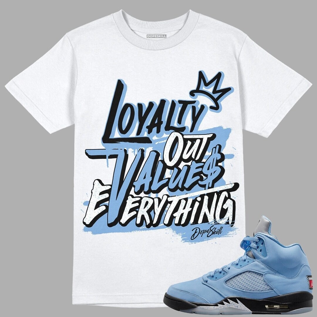 University Blue 5s Dopeskill Unisex Shirt NEW L Graphic - Etsy