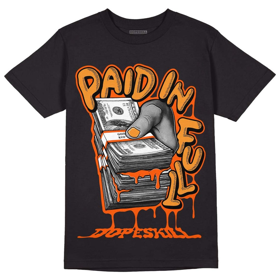 Brilliant Orange 12s Dopeskill Unisex Shirt Paid in Full Graphic - Etsy