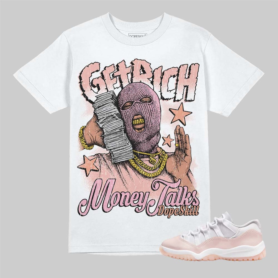 Streetwear Graphic Tee, Legend Pink 11s Unisex Graphic Tshirt ...