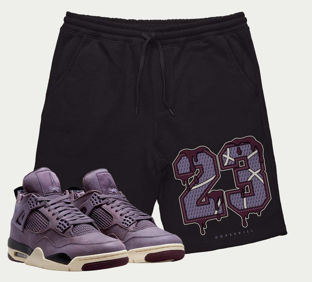 Violet Ore 4s Dopeskill Men's Fleece Shorts No.23 Graphic - Etsy