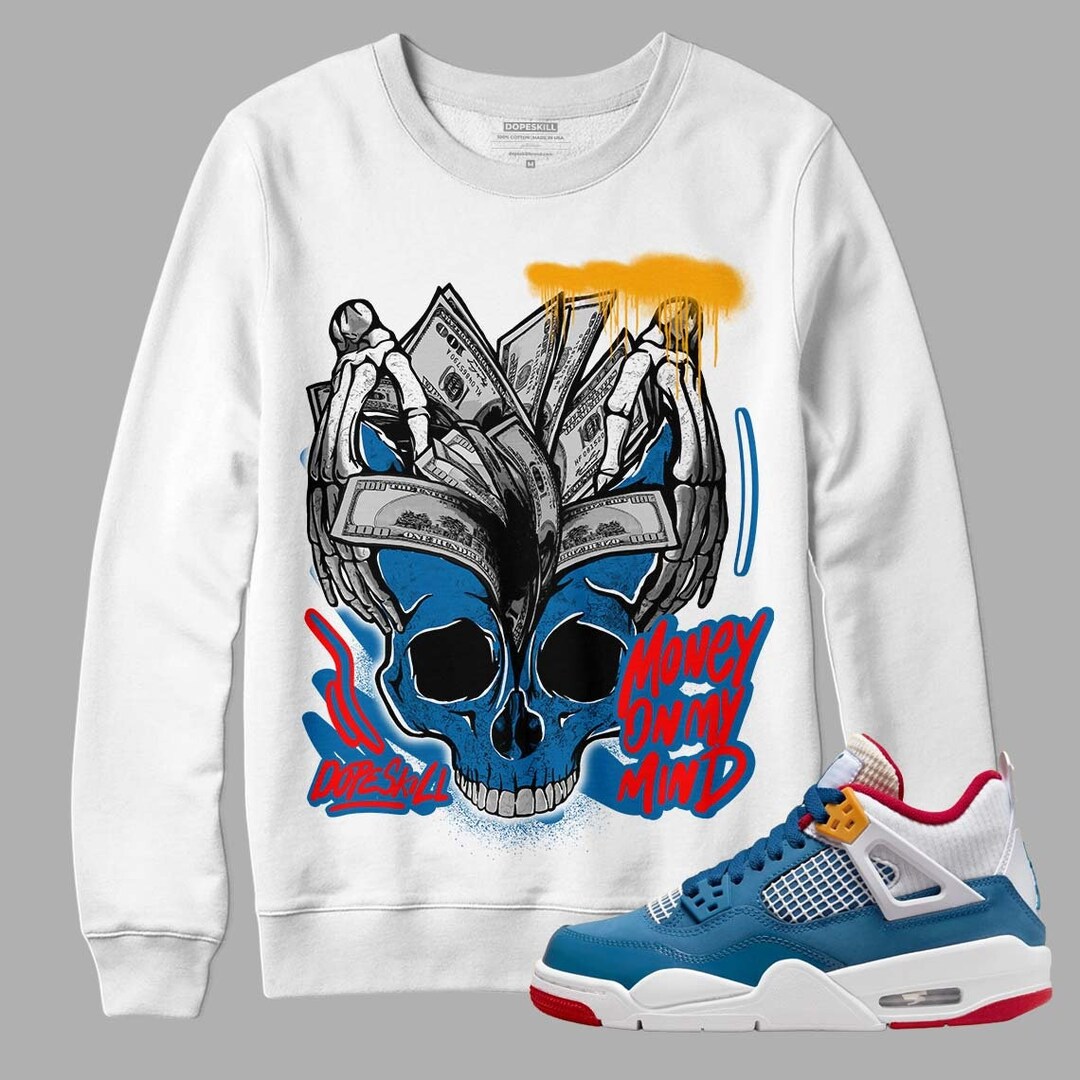 Messy Room 4s Dopeskill Crewneck Sweatshirt MOMM Skull Graphic - Etsy