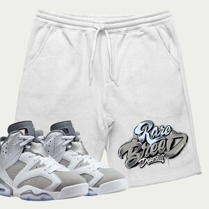 Cool Grey 6s Dopeskill Men's Fleece Shorts Rare Breed Type Graphic - Etsy