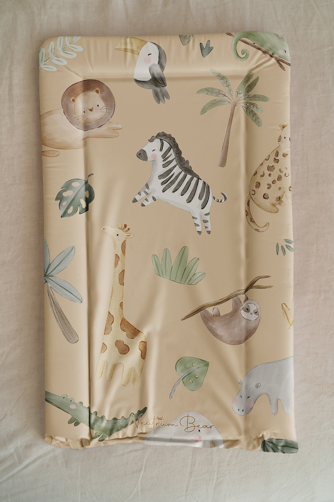 Anti Roll Changing Mat Wedge Changing Mat Baby Shower Gift Neutral ...