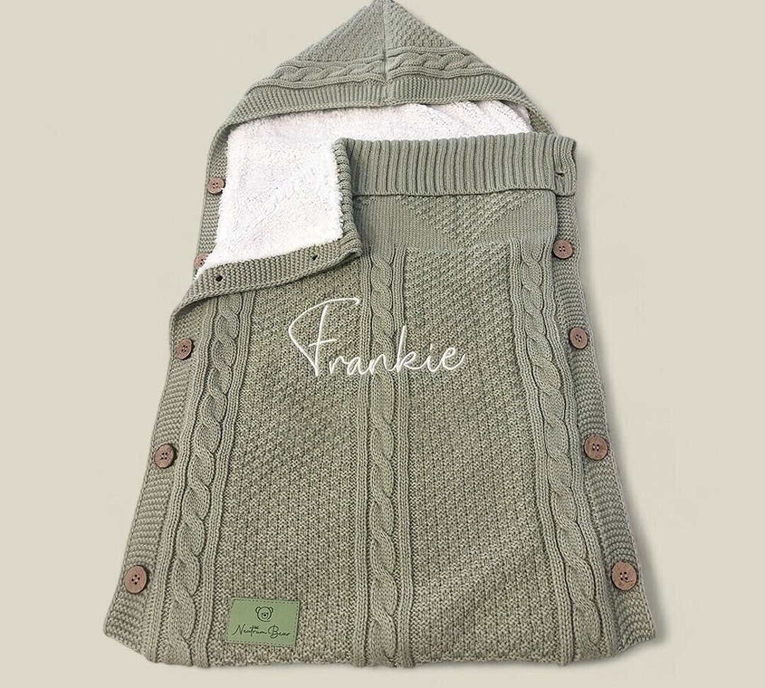 Personalised Pram Cosy, Pram Liner, New Baby Gift, New Baby Boy Gift ...