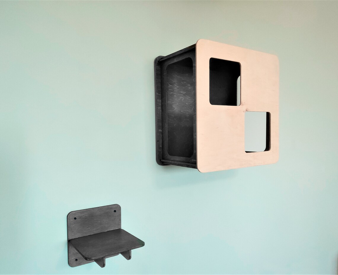 Cat Entertainment Cat Wall Mounted Toy Cat Climber Cats - Etsy