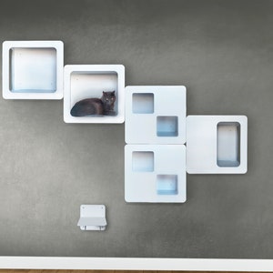 Cat Wall Mount Furniture, New Cat Gift, Cat Bed Wall Mounted, Unique ...