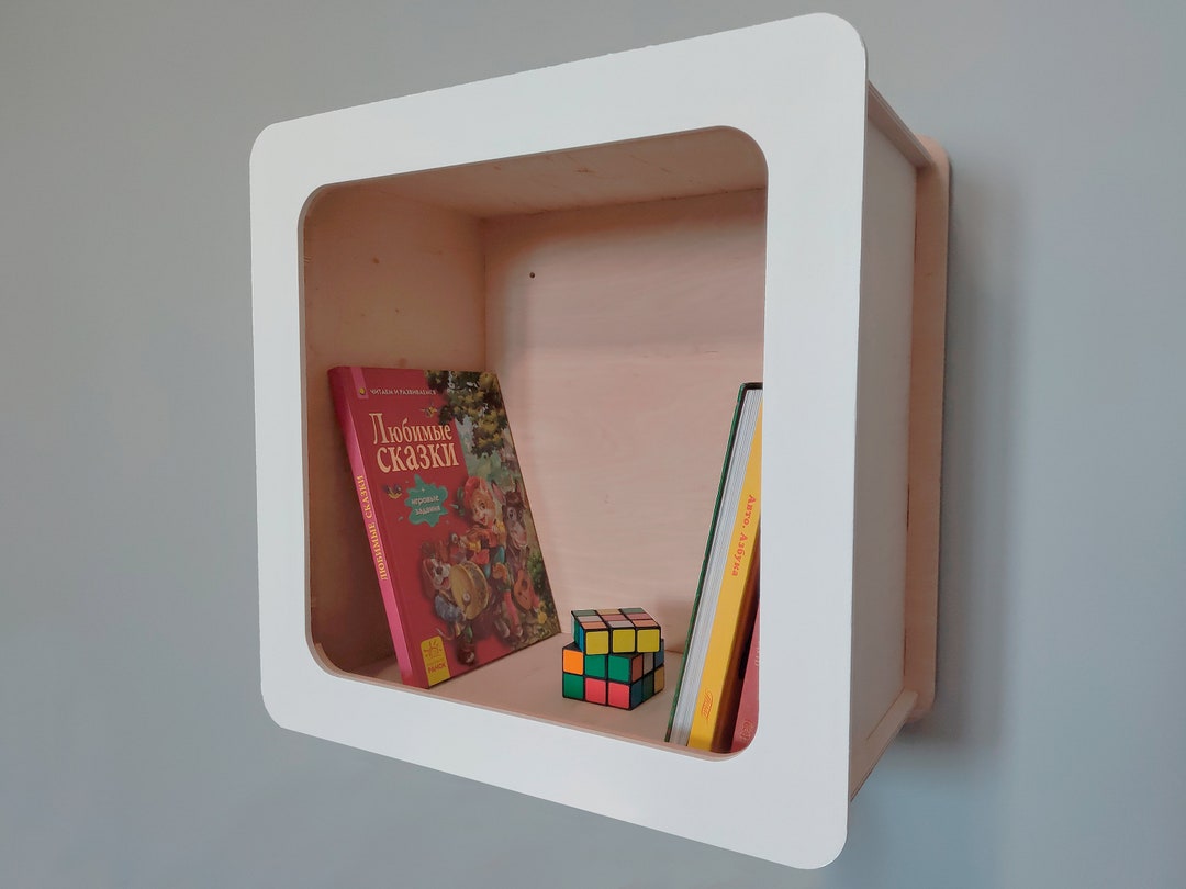 Deep Floating Geometric-shaped Shelves, Cube Shelves, Wall Storage ...