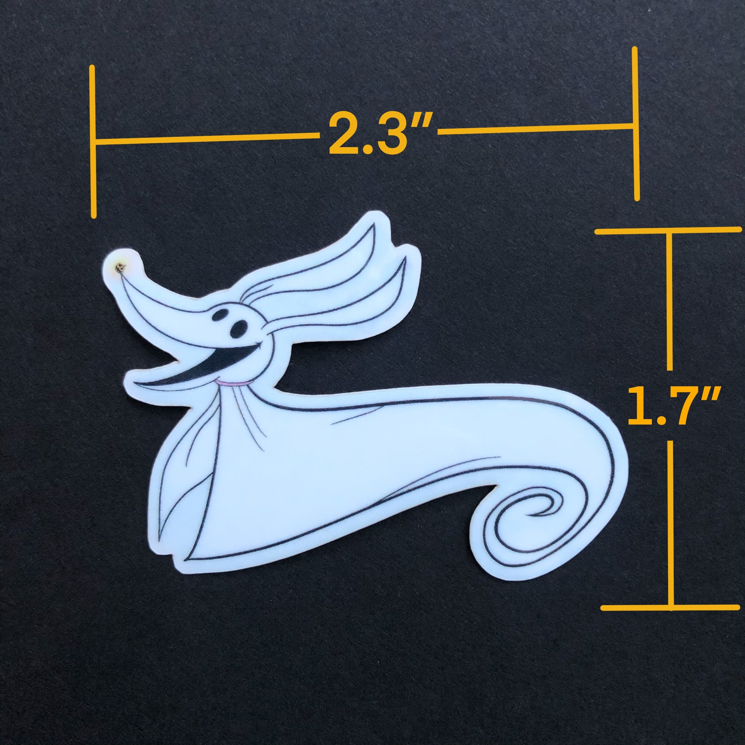 Zero Clear Sticker Inspired by Nightmare Before Christmas - Etsy