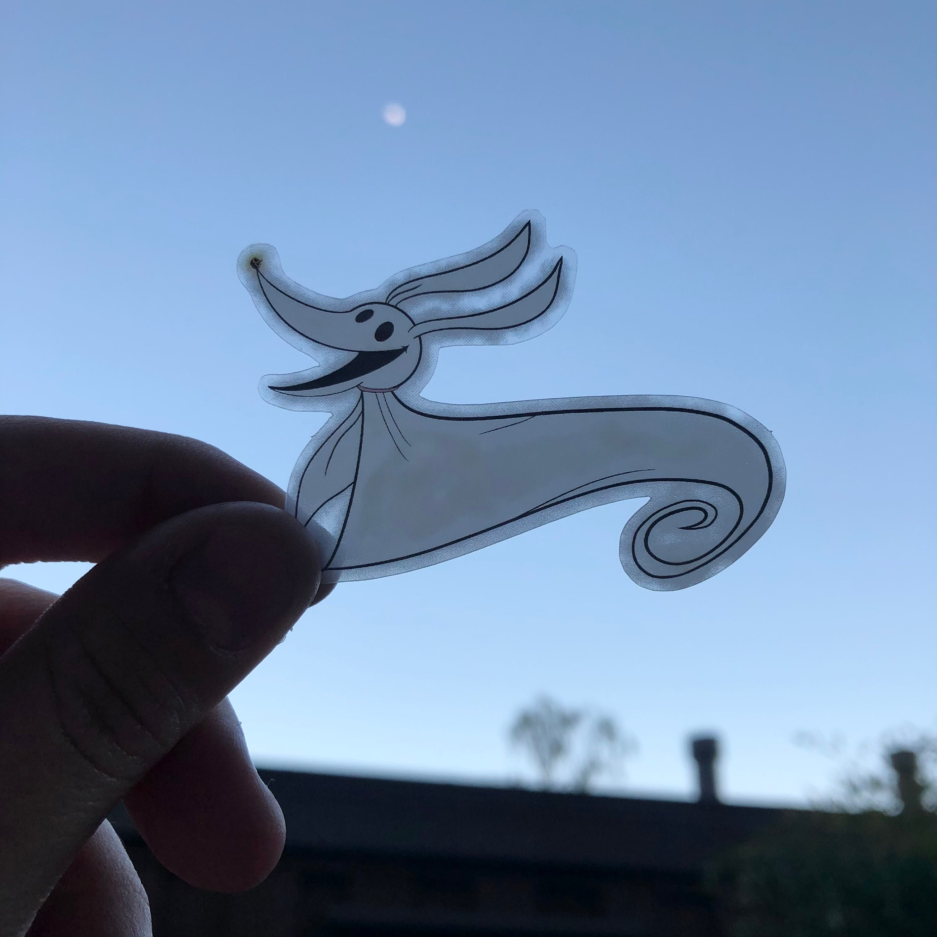 Zero Clear Sticker Inspired by Nightmare Before Christmas - Etsy