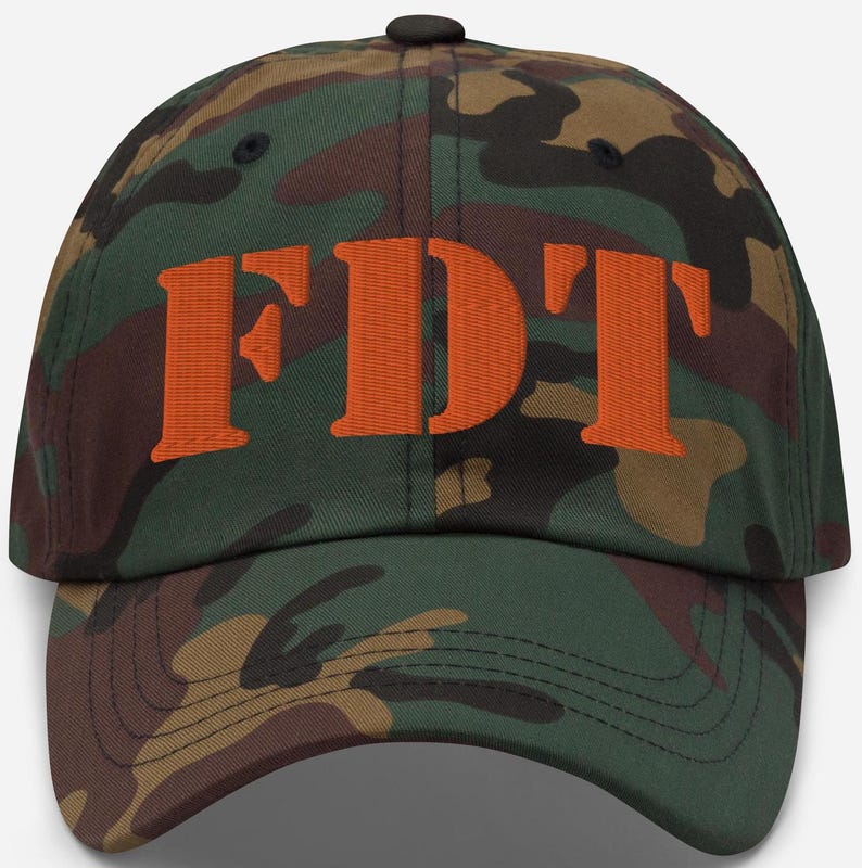 Anti Trump Camo Hat, Anti Trump Hats, Gift for Him, FDT Hat, Democrat ...