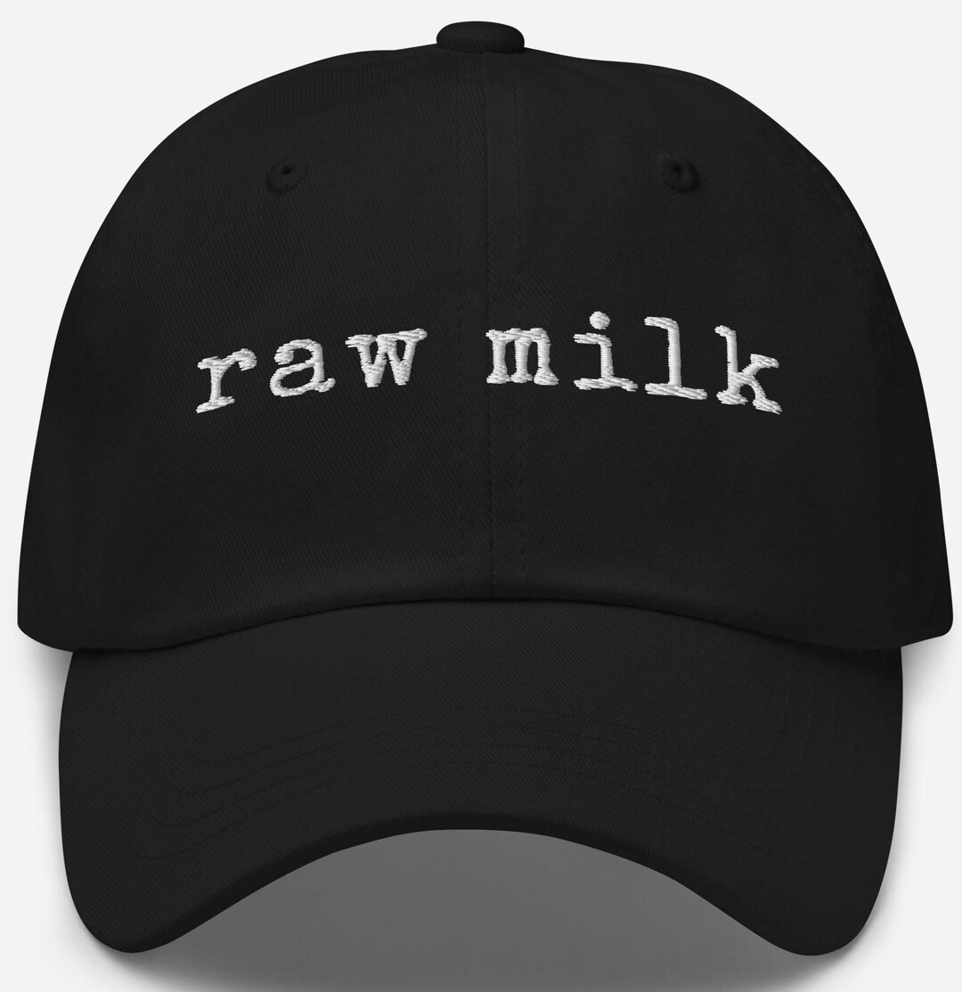 Raw Milk Hat, Support Local Farmers, Homestead Baseball Hat Gift for ...