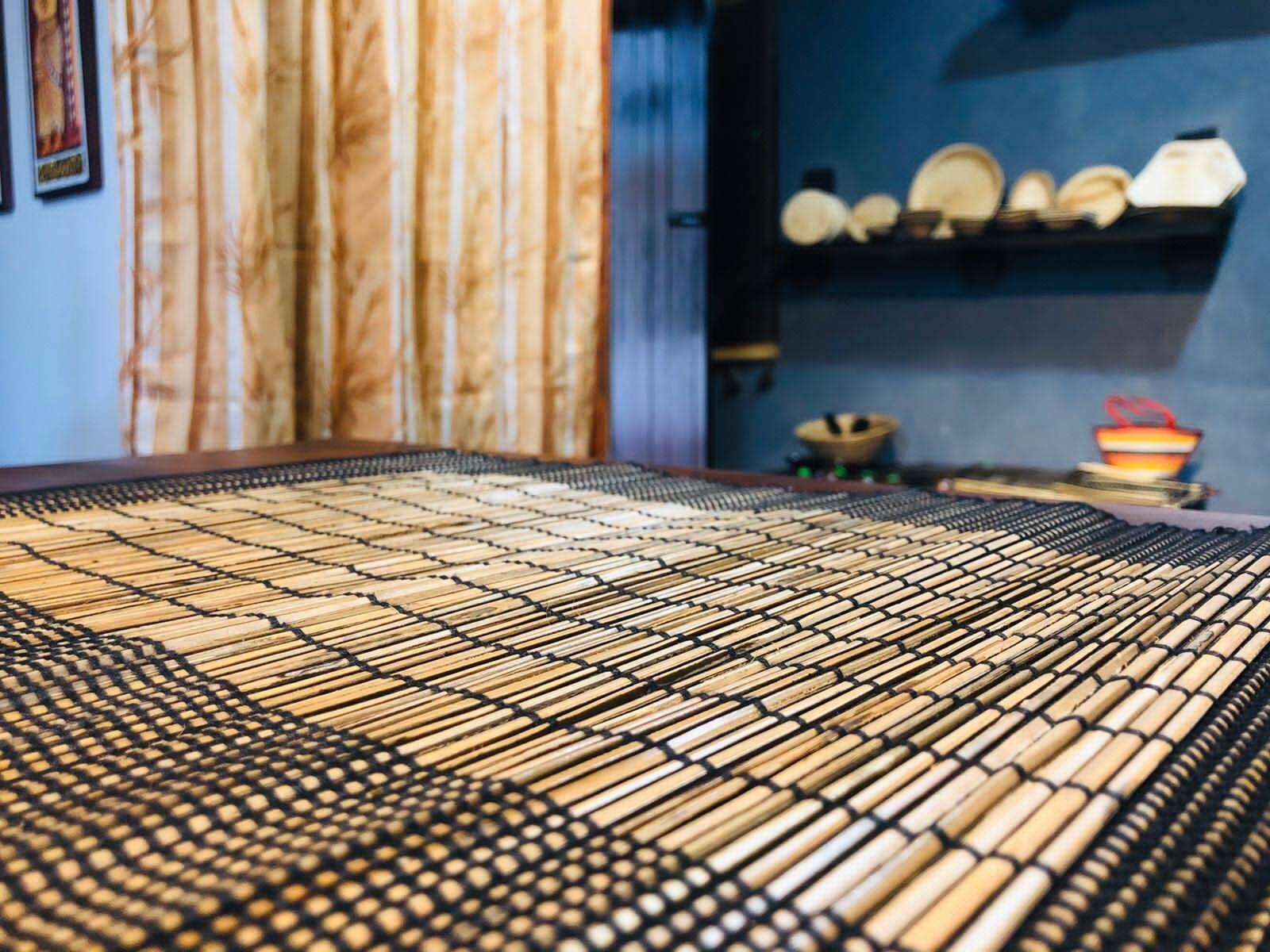 Amazing Table Mat Which is Made by Using Coconut Stick eackle 4 Table ...