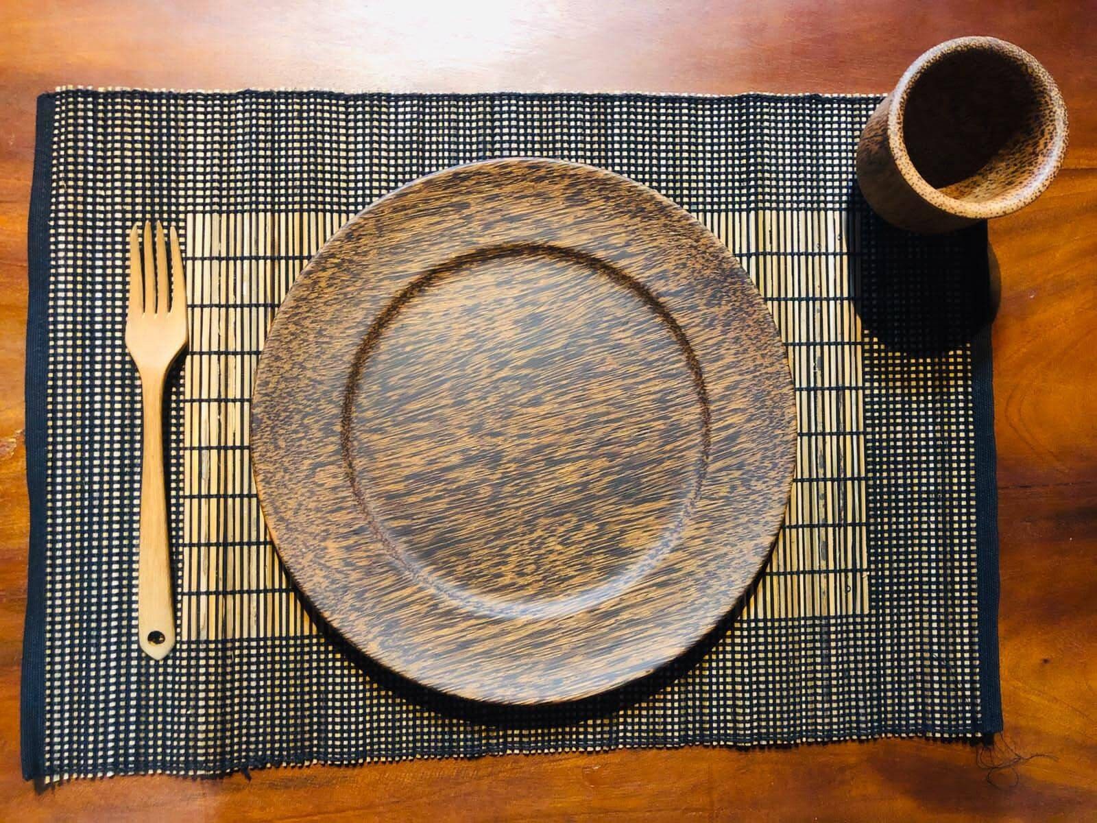 Amazing Table Mat Which is Made by Using Coconut Stick eackle 4 Table ...