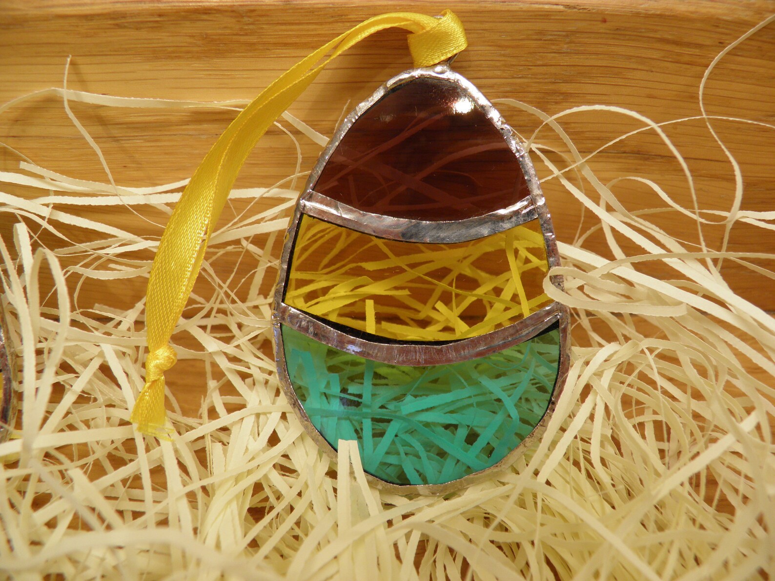Stained Glass Easter Eggs Suncatcher Decorations Set of 3 - Etsy
