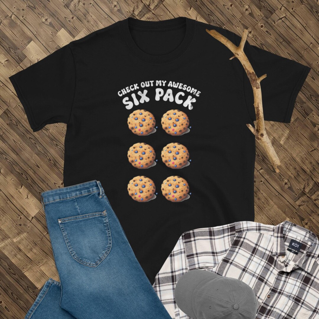 Gym Cookie Six Pack T-shirt: Funny Fitness Parody - Etsy