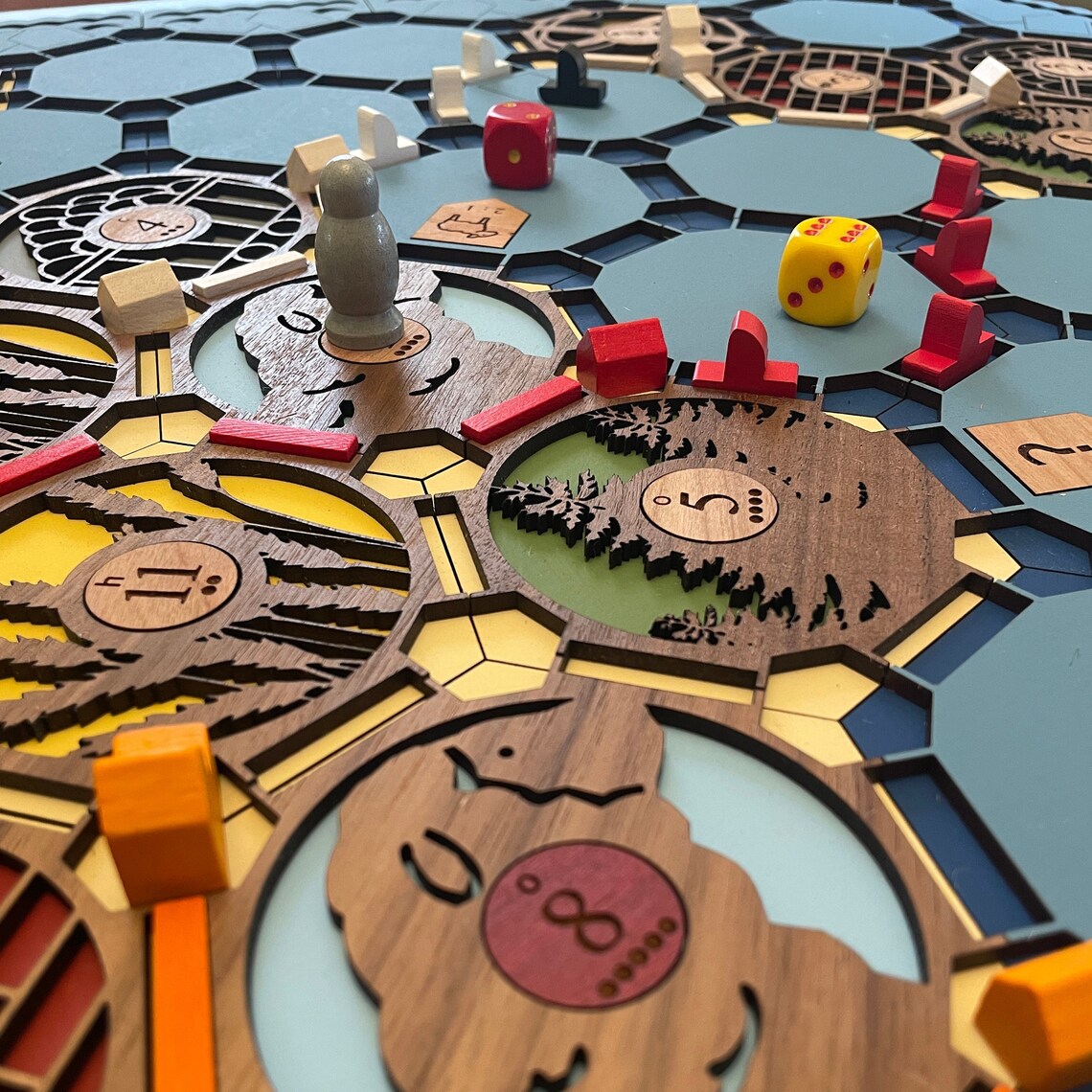 Base Seafaring Trading & Settling Game Board 2 to 4 Players - Etsy