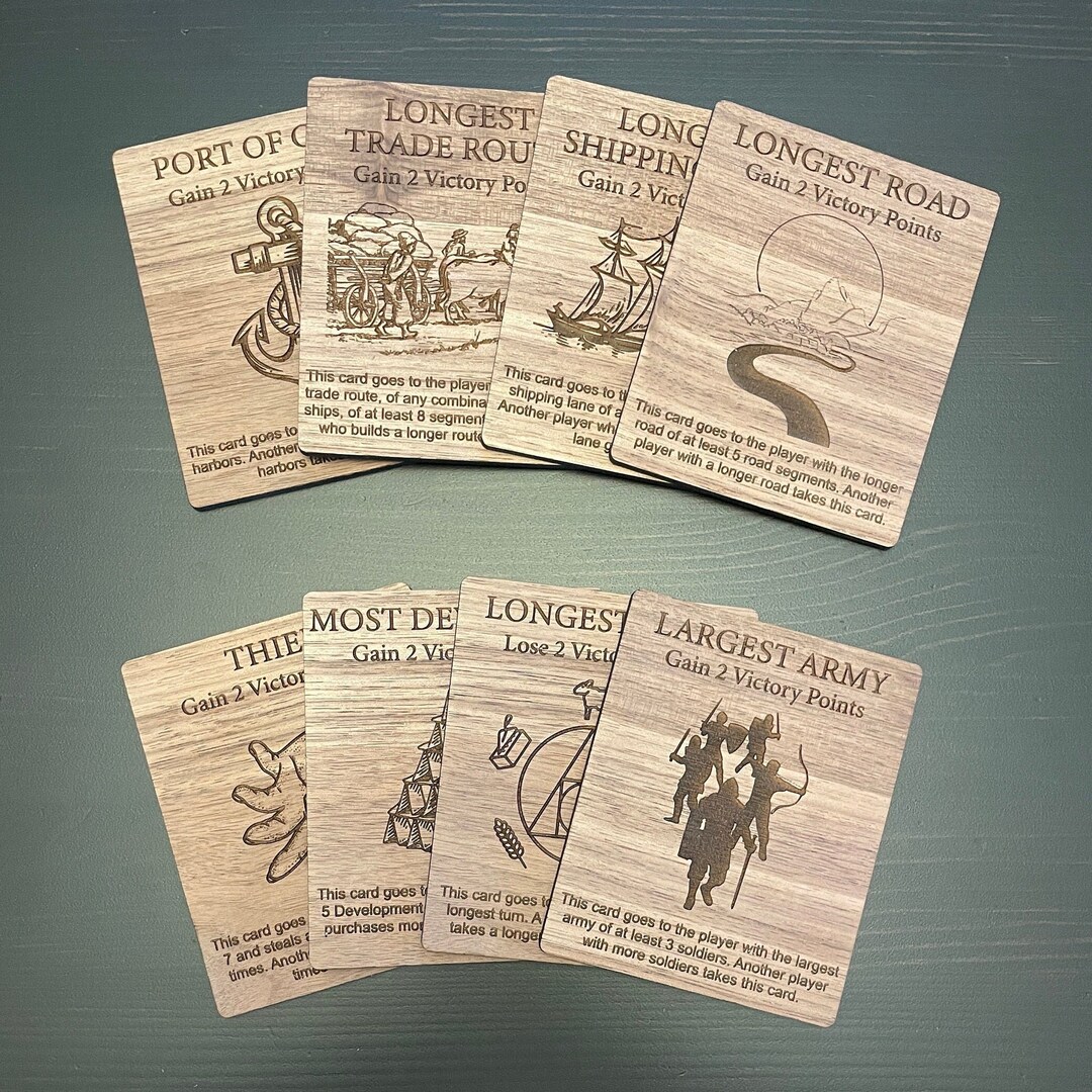 Official and Unofficial Victory Point Cards for Trading & - Etsy