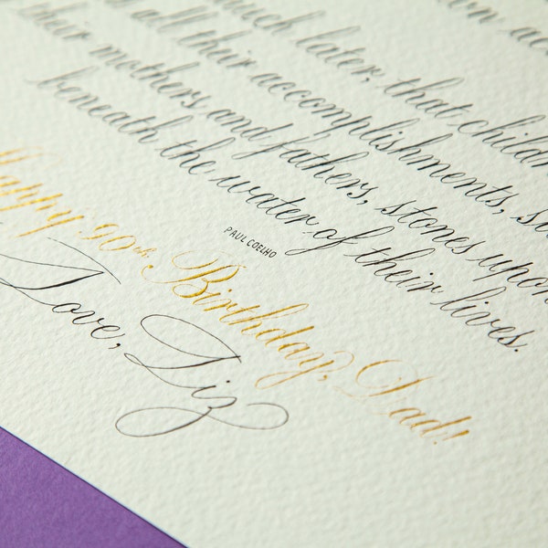 Handwritten Poem - Etsy UK