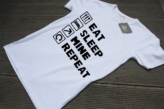 Eat Sleep Mine Repeat Svg Eat Sleap Mine Repeat Png Dxf | Etsy