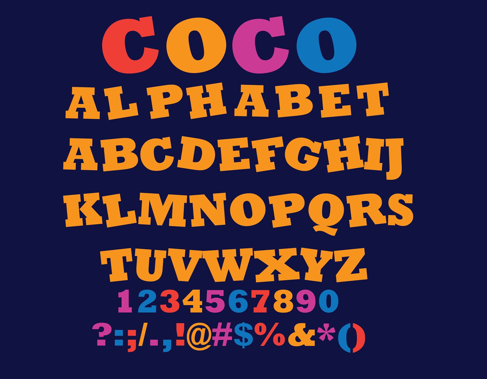 Coco font svg Coco svg Coco alphabet Disney font svg Cricut | Etsy