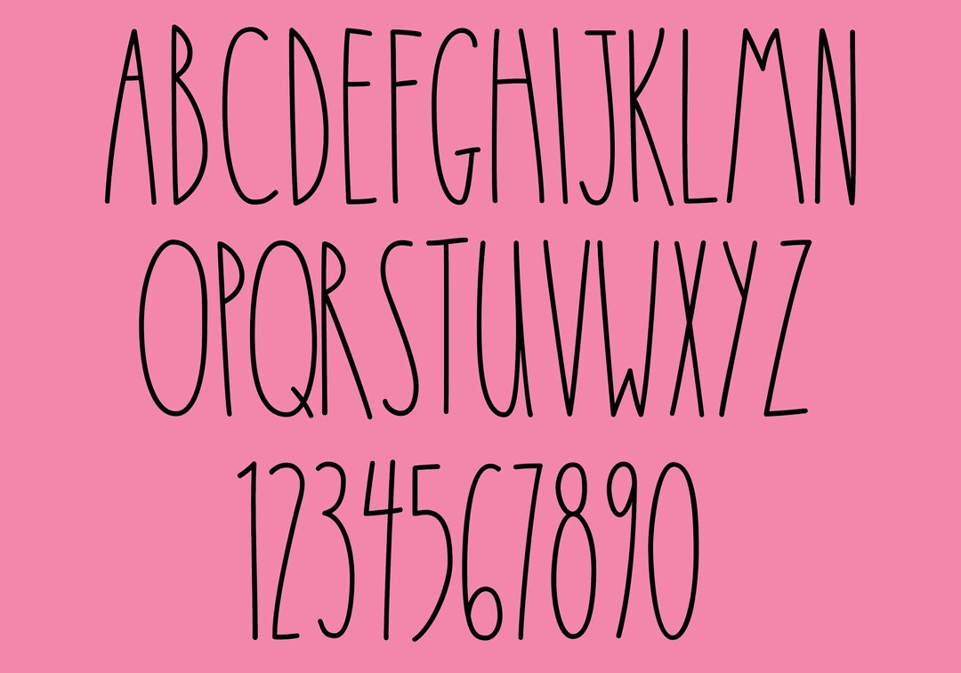 Rae Dunn Font Svg, Rae Dunn Letters Svg, FARMHOUSE FONT SVG, Font Svg ...