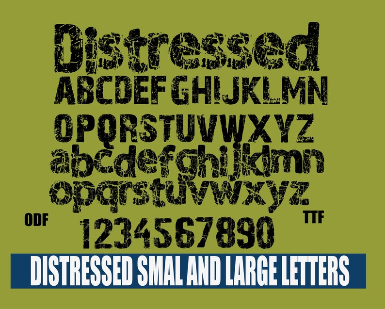 DISTRESSED FONT SVG, Distressed Alphabet Svg, Distressed Letters Svg - Etsy