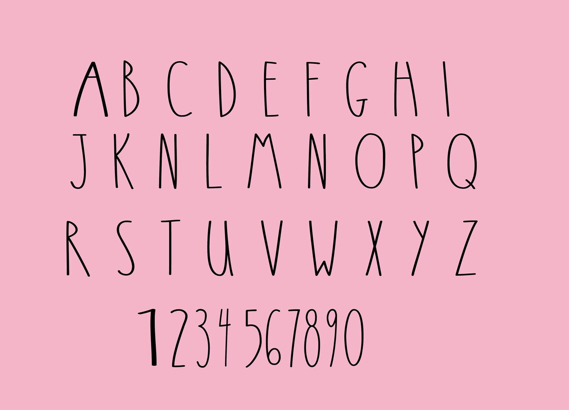 Rae Dunn Font Svg Rae Dunn Letters Svg FARMHOUSE FONT SVG - Etsy Canada