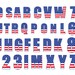 America Flag Letter, USA FLAG ALPHABET, Usa Flag Letters and Numbers ...