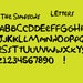 Simpson Letters Svg, Simpson Clipart, Simpson Svg Bundle, Simpson Font ...
