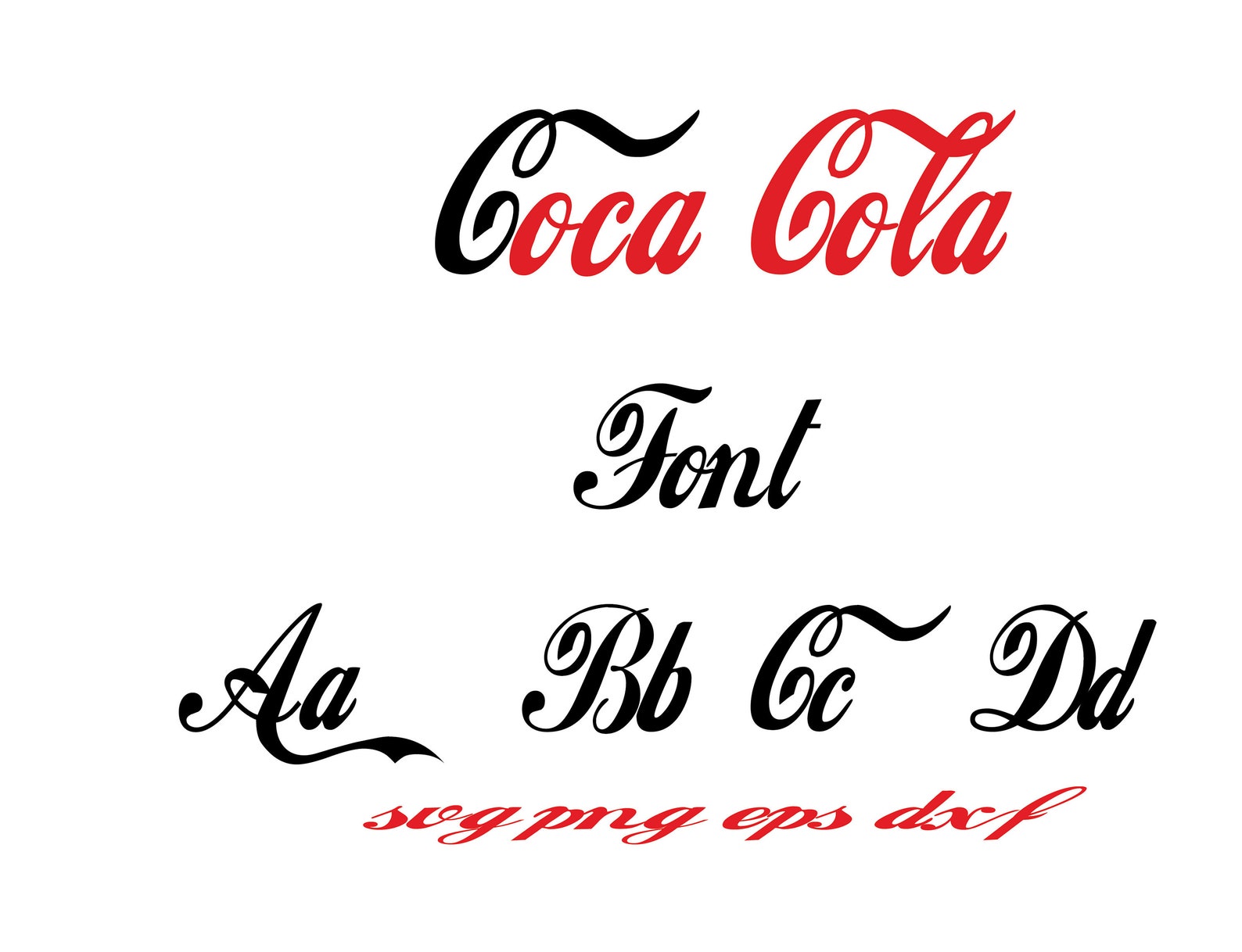 Cola Alphabet Characters Svg, Coca-cola Font Svg, Coca Cola Letters Svg ...