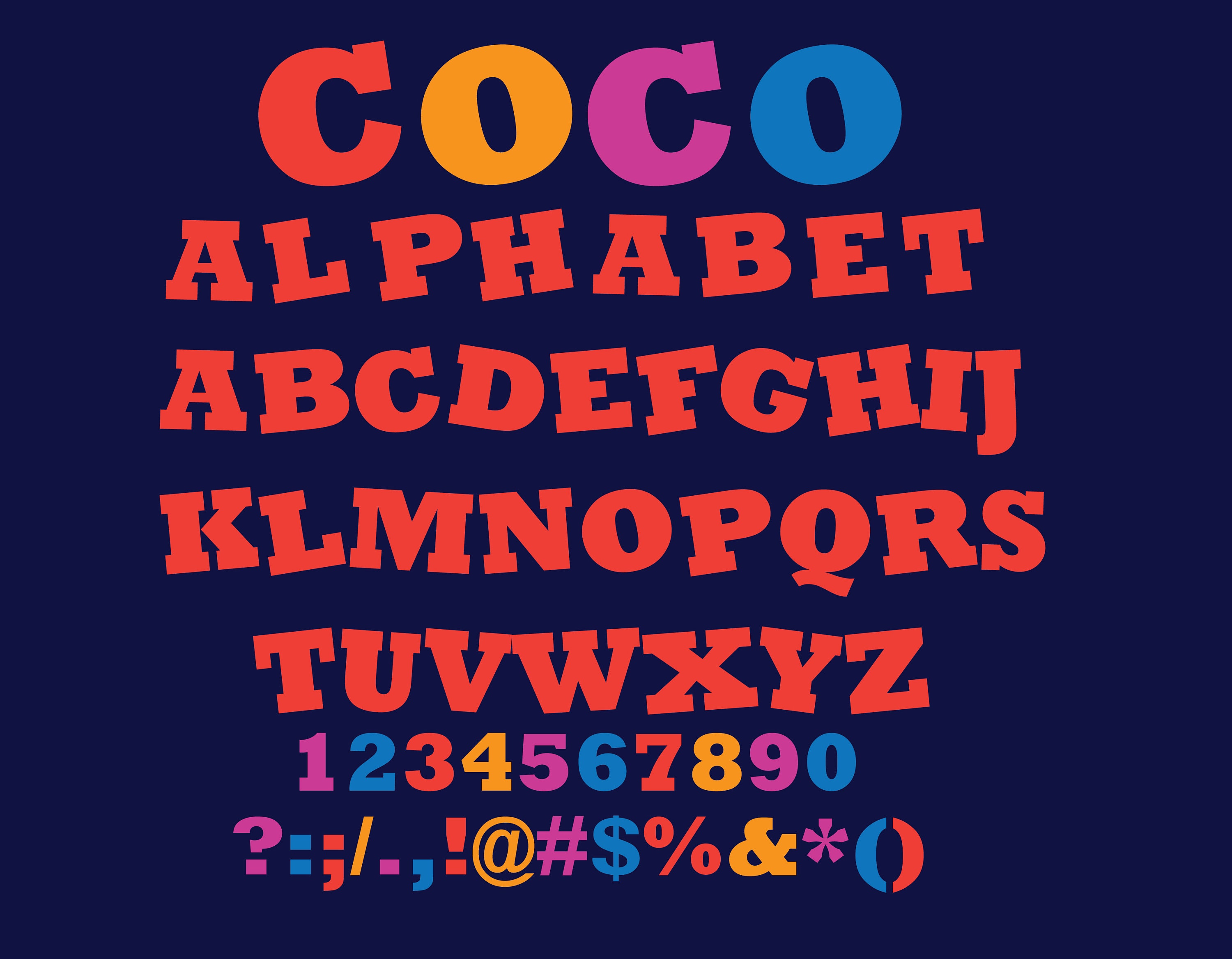 Coco font svg Coco svg Coco alphabet Disney font svg Cricut | Etsy