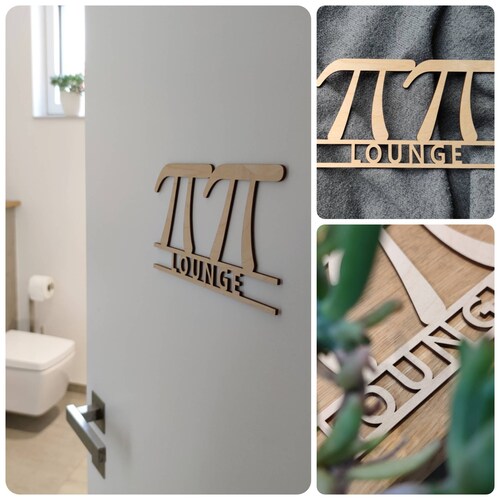 Guest Toilet Door Sign Guest Toilet Toilet Sign Self-adhesive - Etsy