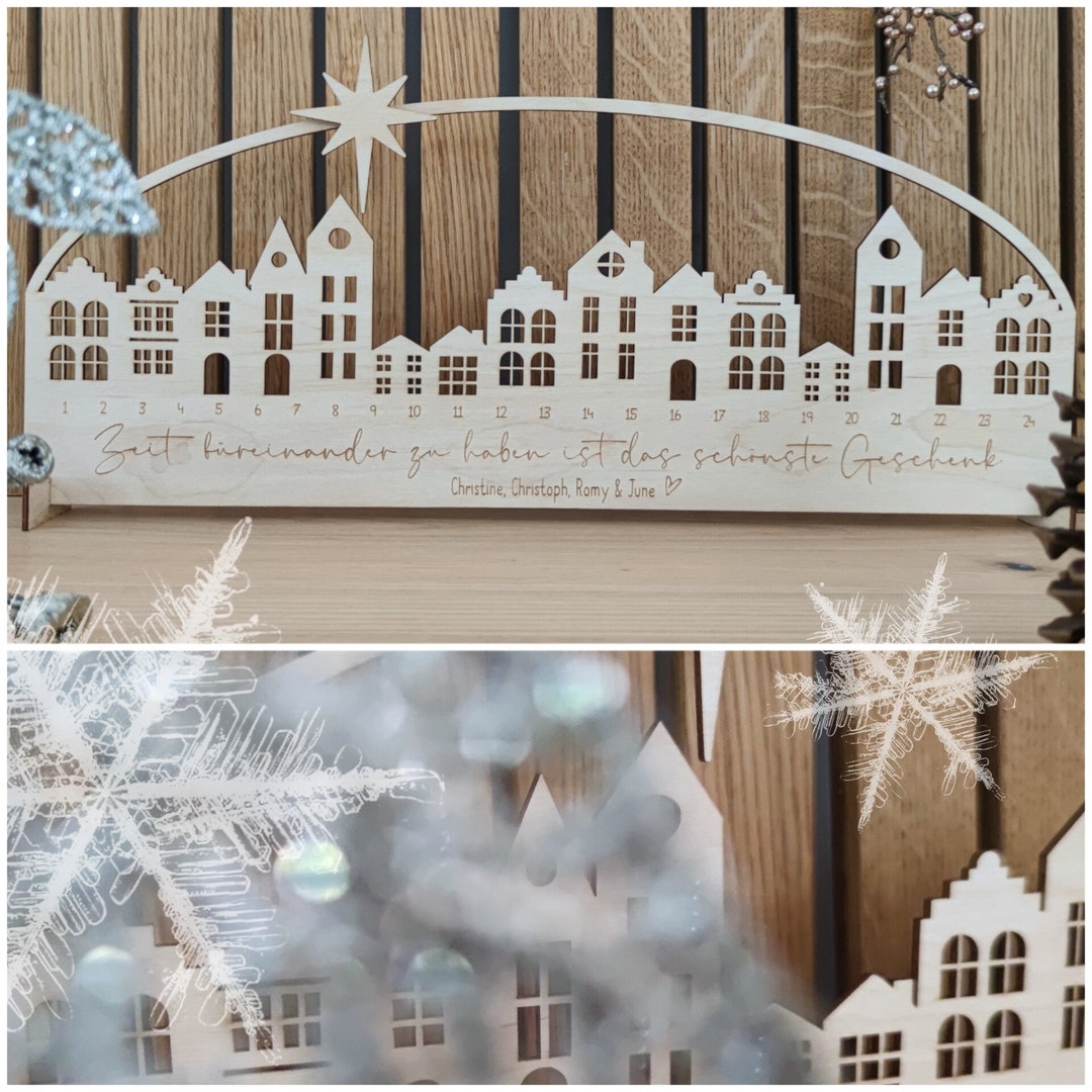 Personalized Advent Bar Advent Calendar Personalized From 1-24 ...