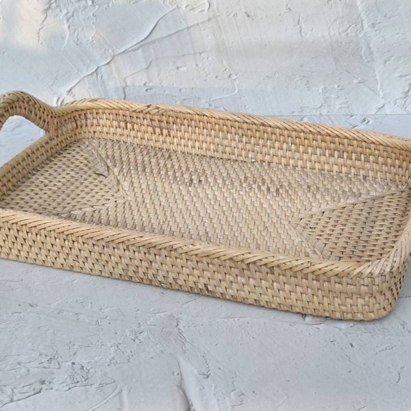 Wicker Tray - Etsy