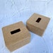 Handmade Jute Tissue Box Cover, Natural Boho Tissue Box for Table Decor ...
