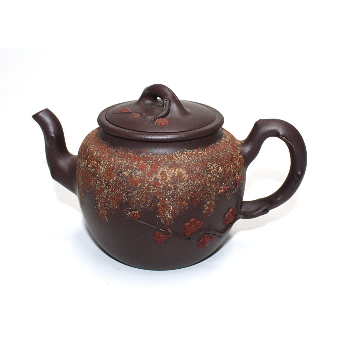 Plum Blossom Zisha Pot Handmade Teapot Comomed Handmade by Yixing ...