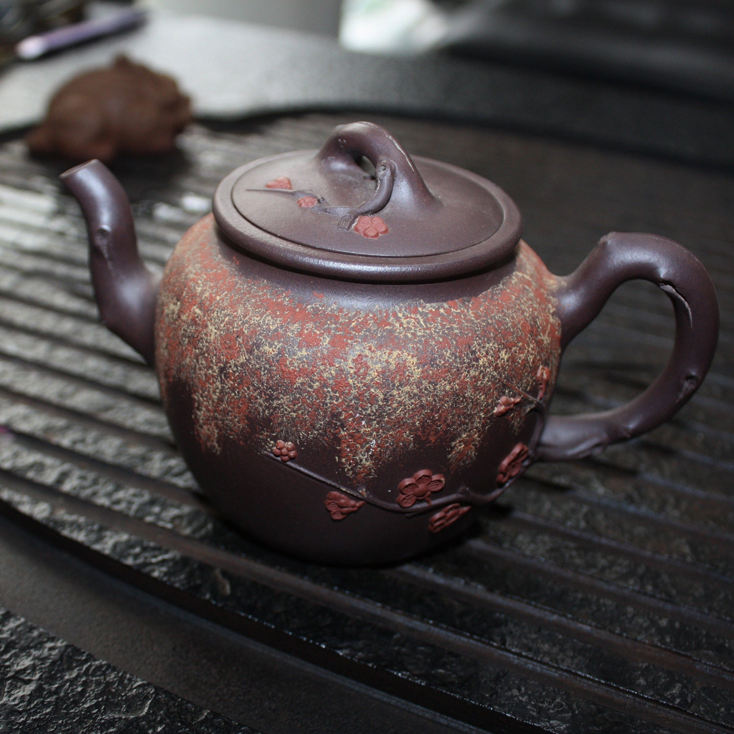 Plum Blossom Zisha Pot Handmade Teapot Comomed Handmade by Yixing ...