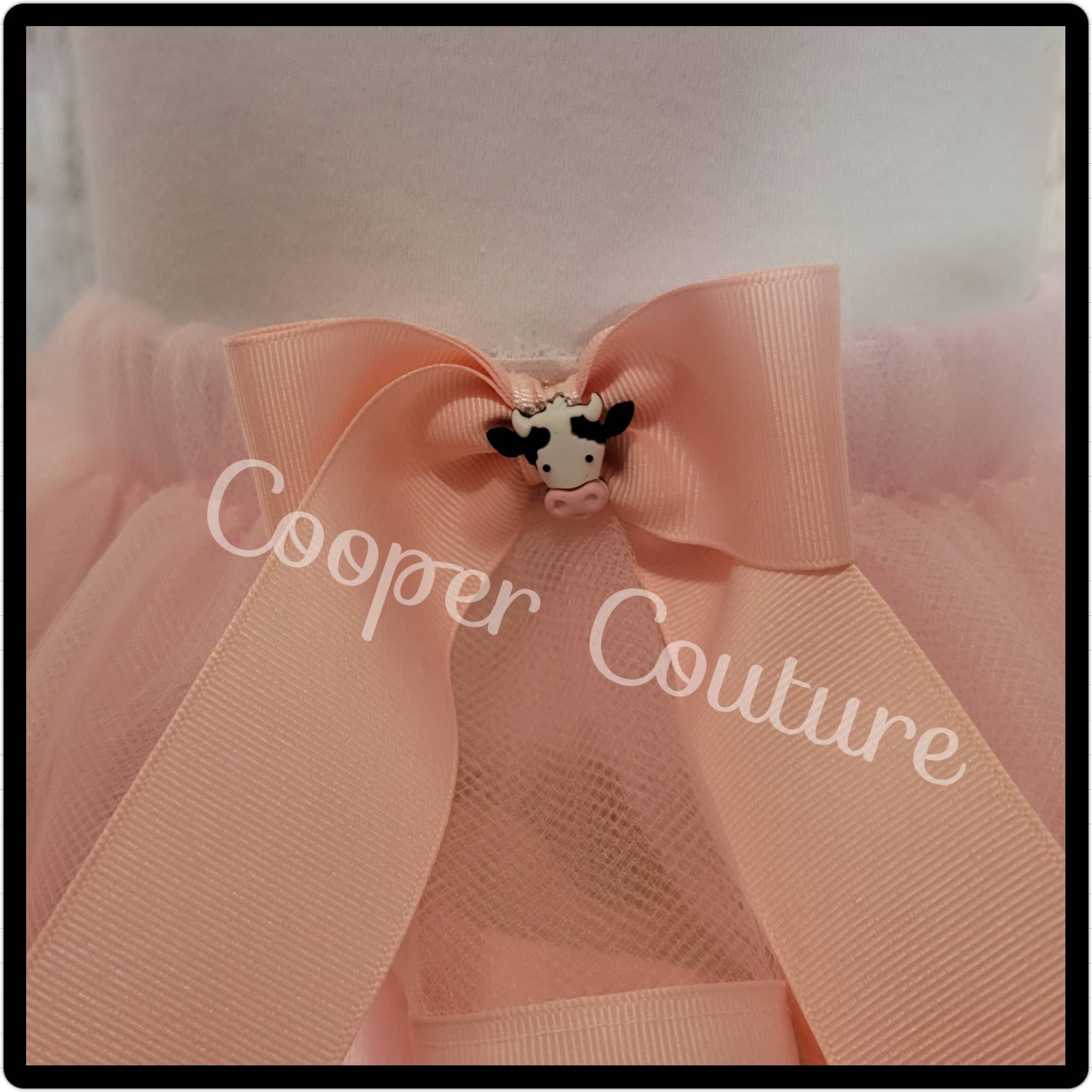 Girls One Cow Tutu Set Tutú rosa TuTu personalizado Tutú - Etsy España