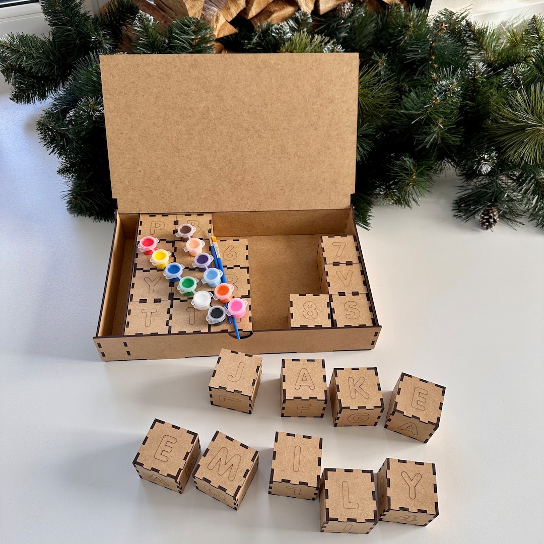 Set for Children's Creativity Blocks, Building Blocks, Coloring Blocks ...