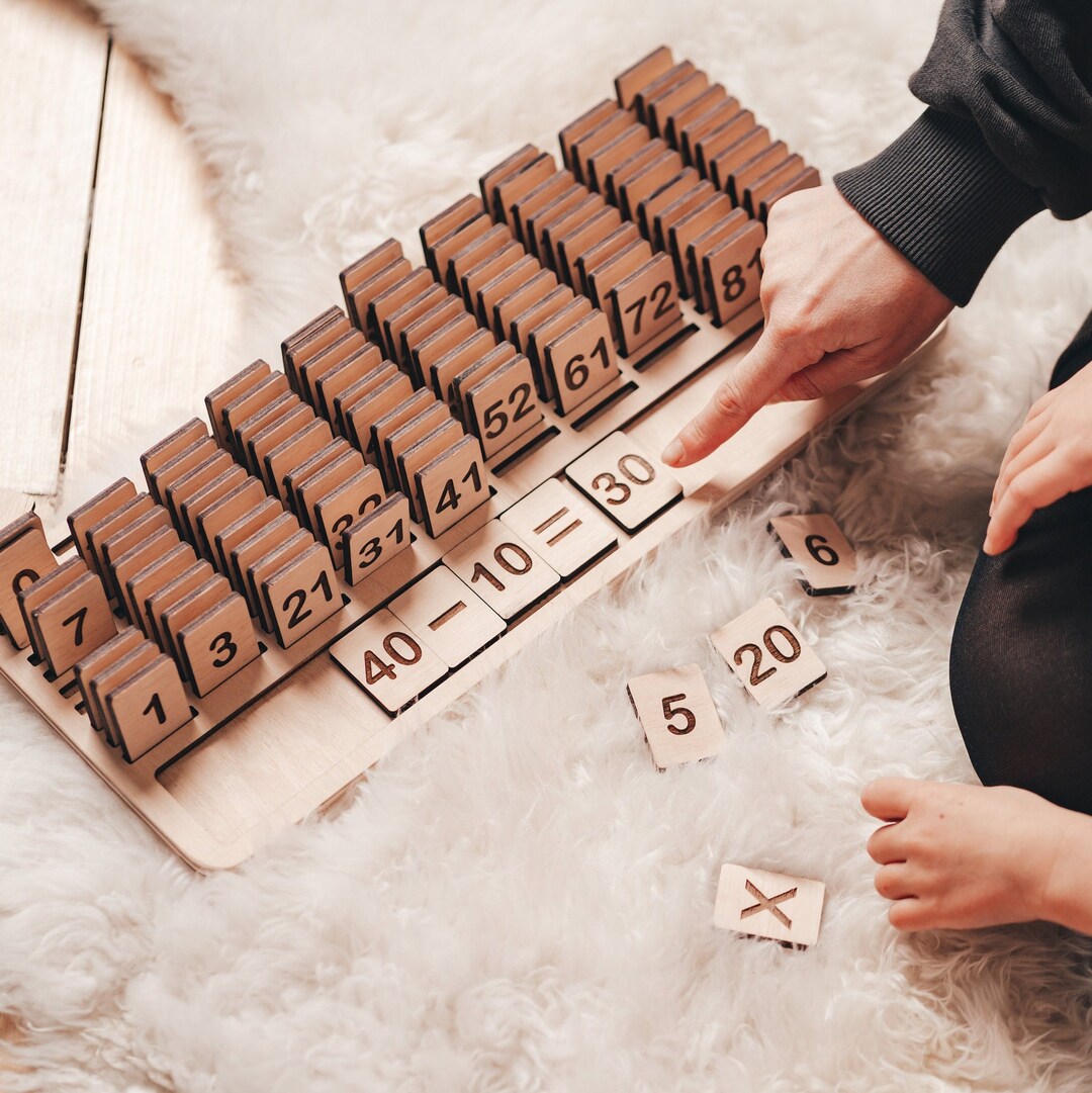 Learning Numbers, Montessori Materials Baby, Kids Toys Gift, Wonderful ...